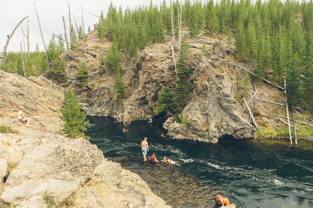 Firehole River - Hot Springs and Swim near Madison, Yellowstone ...