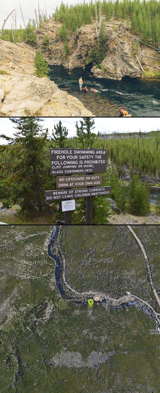 Firehole River - Hot Springs and Swim near Madison, Yellowstone ...