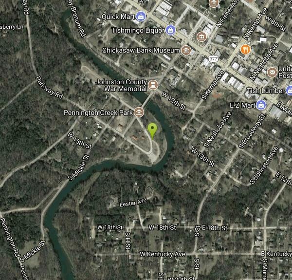 Pennington Creek Park - Swim near Tishomingo, Oklahoma - Free Arenas