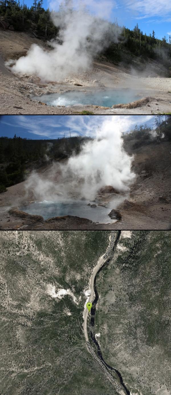 Beryl Spring / Emerald Spring - Hike near Norris, Yellowstone National ...