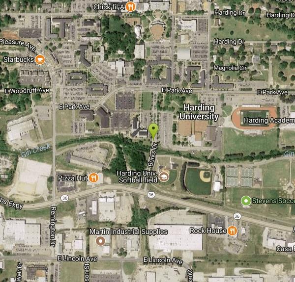 Harding University - Disc Golf near Searcy, Arkansas - Free Arenas