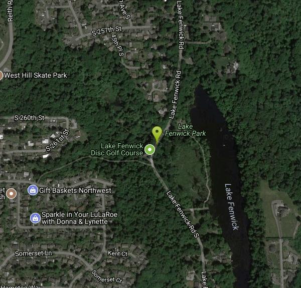 Lake Fenwick Disc Golf Course - Disc Golf near Kent, Washington - Free ...