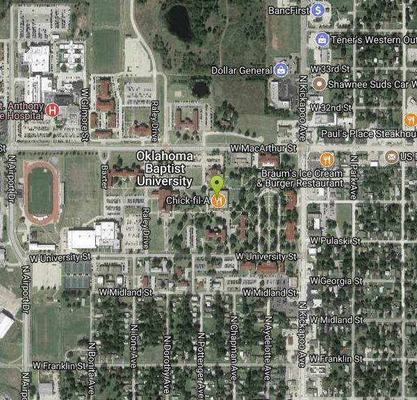 Oklahoma Baptist University - Disc Golf near Shawnee, Oklahoma - Free ...