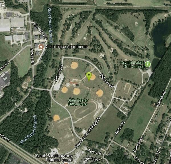 Dillon Park - Disc Golf near Sumter, South Carolina - Free Arenas