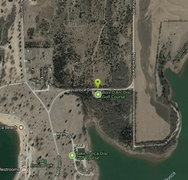 Lake Ponca - Bois D'Arc - Disc Golf near Ponca City, Oklahoma - Free Arenas